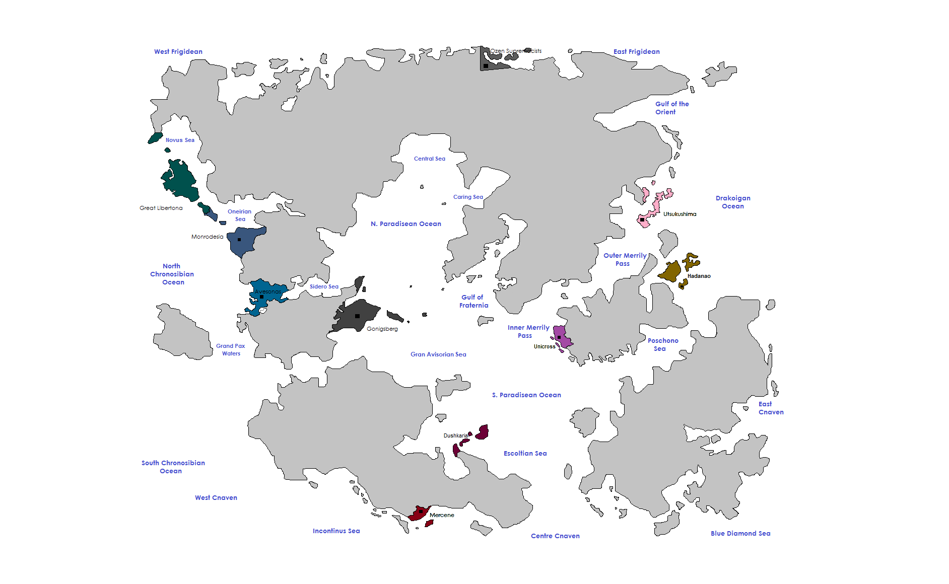 NationStates | Map Version