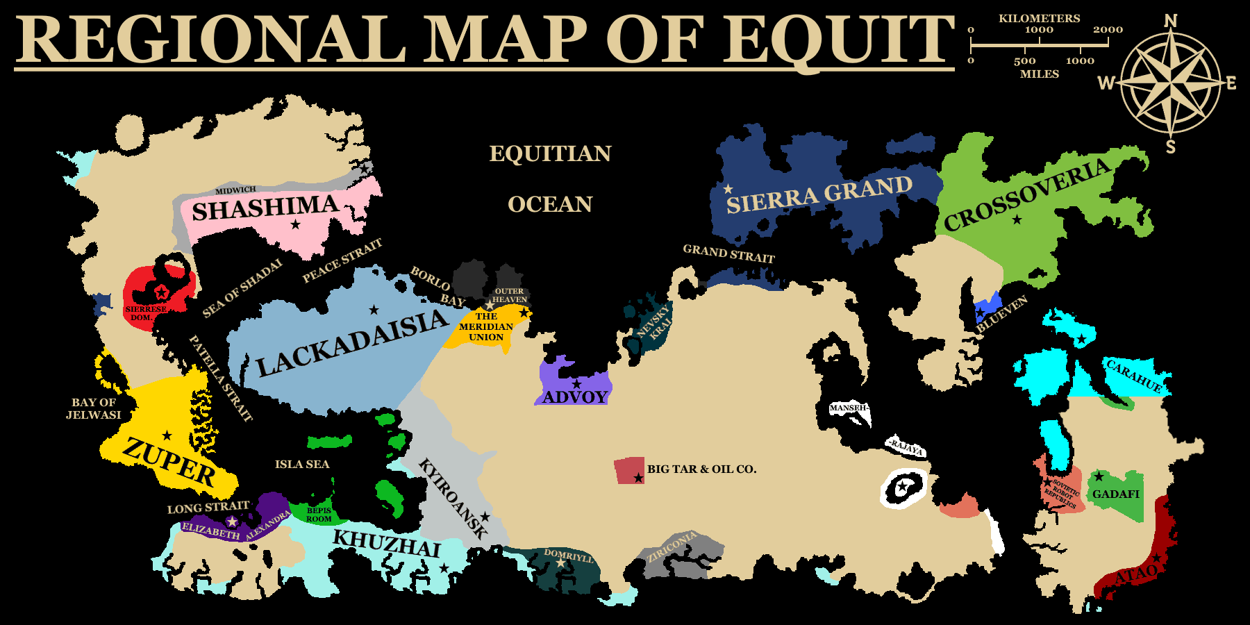 NationStates | Map Version